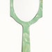 Vintage Celluloid Hand Mirror Pearlescent Green and Gold Art Deco Style ...