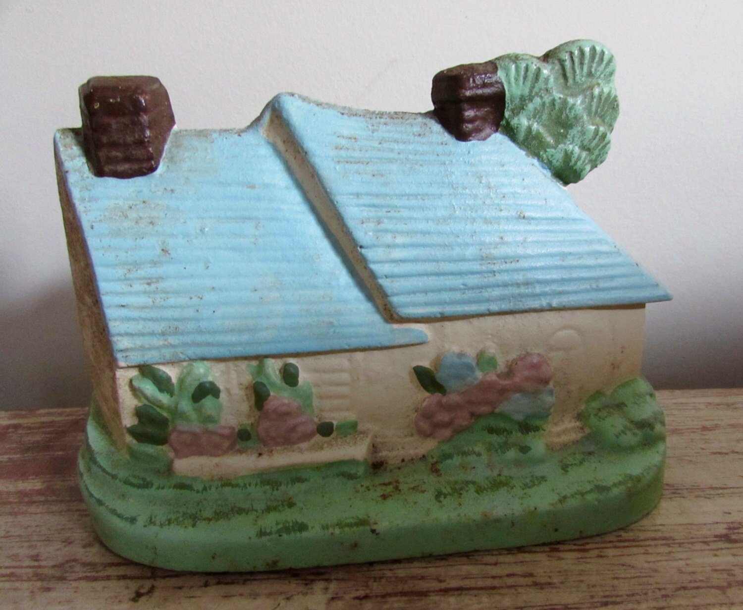 Irish Countryside Cottage Cast Iron Door Stop - Etsy