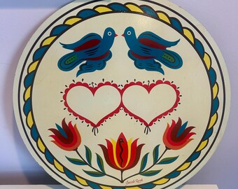 Pennsylvania Dutch German Hex Hand Painted Wood Sign - Etsy