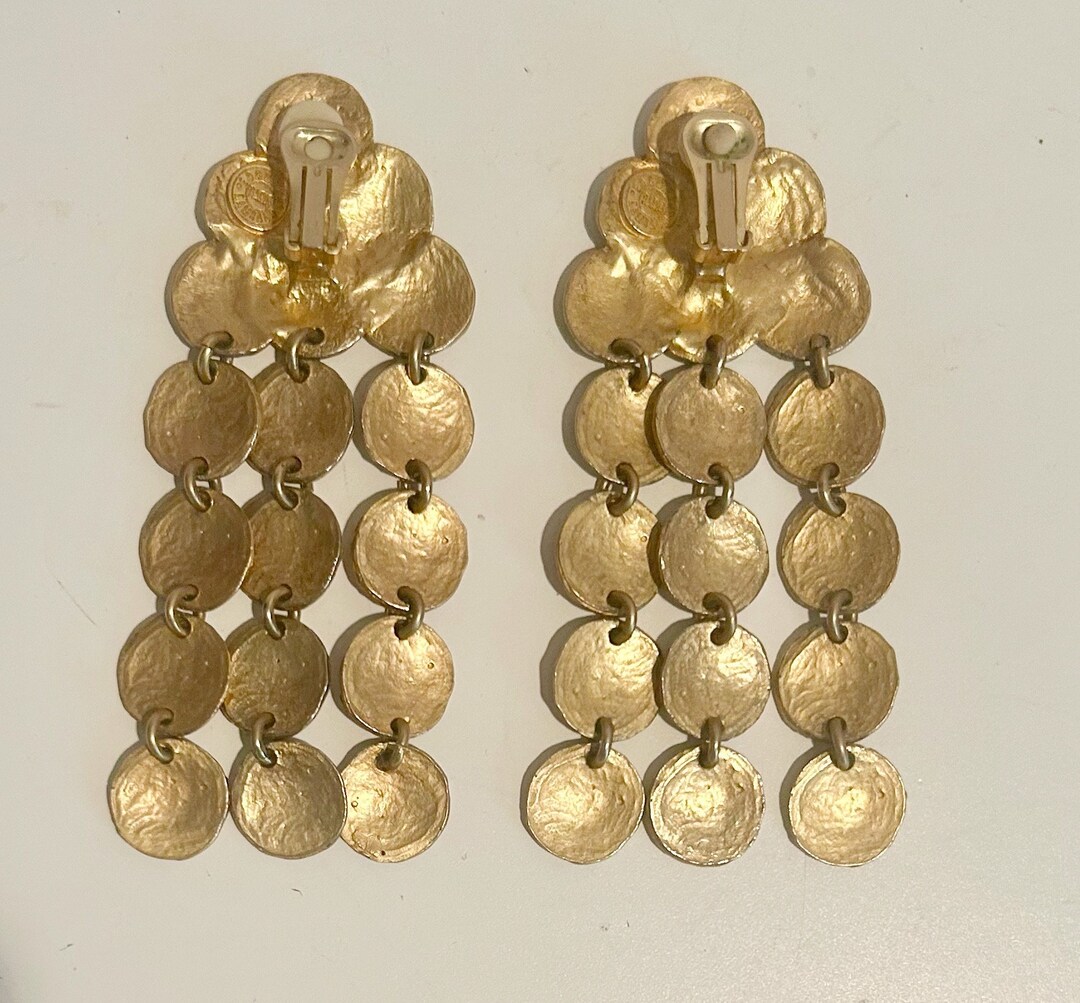 Vintage Signed Edouard Rambaud Paris Earrings Rare - Etsy