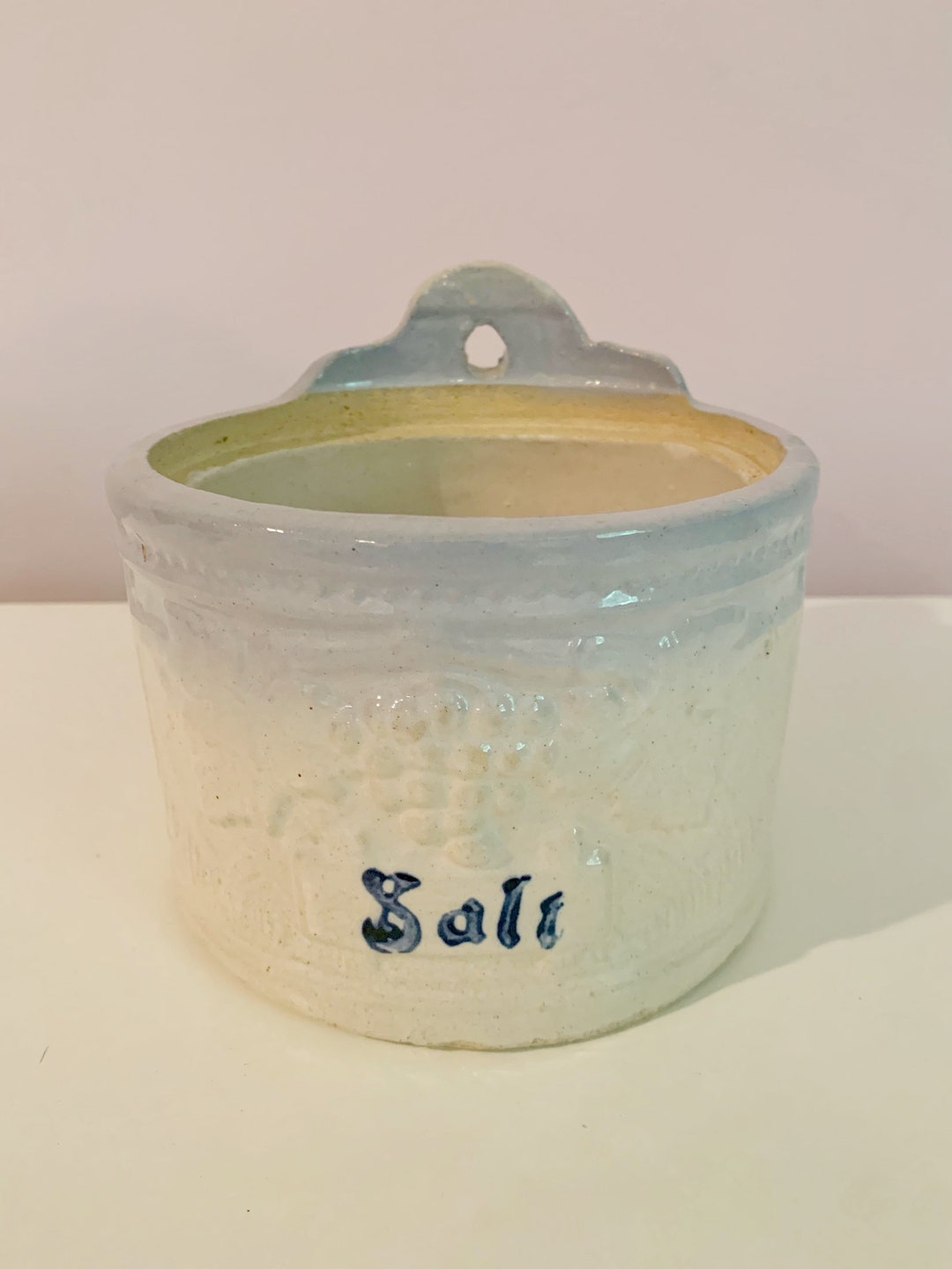 Antique Stoneware Kitchen Salt Box Kitchen Storage Farmhouse Kitchen - Etsy