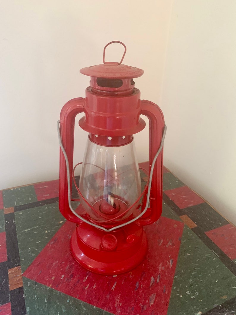 Vintage Chinese Red Railroad Lantern Farmhouse Decor - Etsy