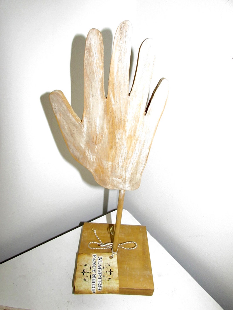 Wooden Hands Jewelry Holder Unique Display | Etsy