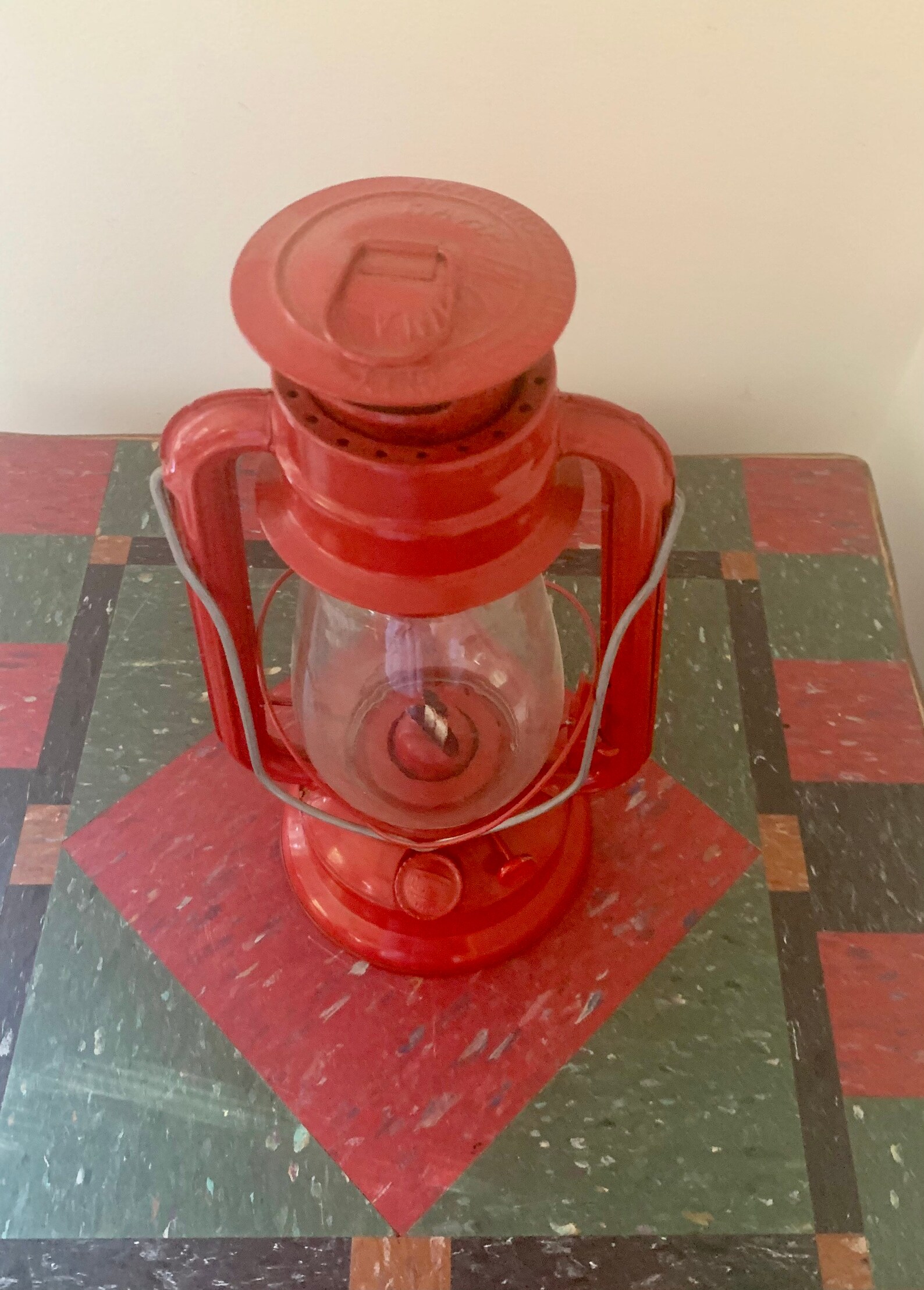 Vintage Chinese Red Railroad Lantern Farmhouse Decor - Etsy