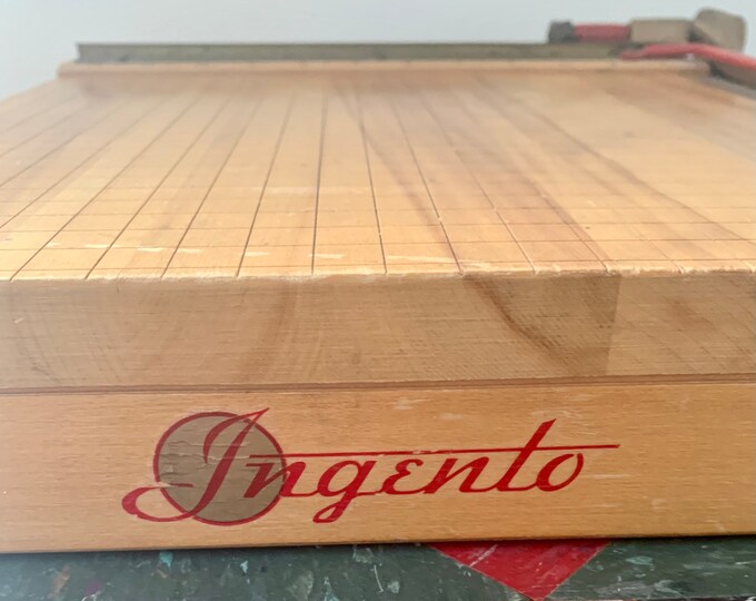 Vintage Ingento Guillotine Paper Cutter Vintage Schoolhouse Art ...
