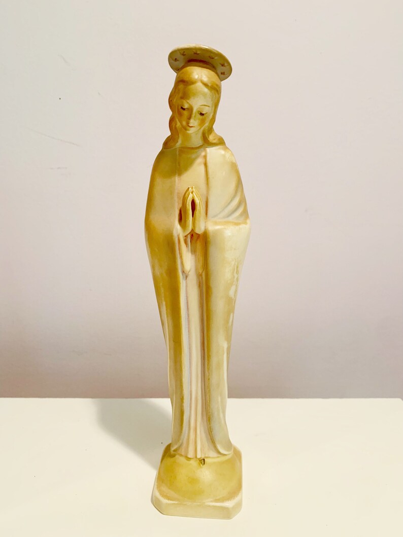Vintage Goebel Hummel Halo Virgin Mary Madonna Statue | Etsy