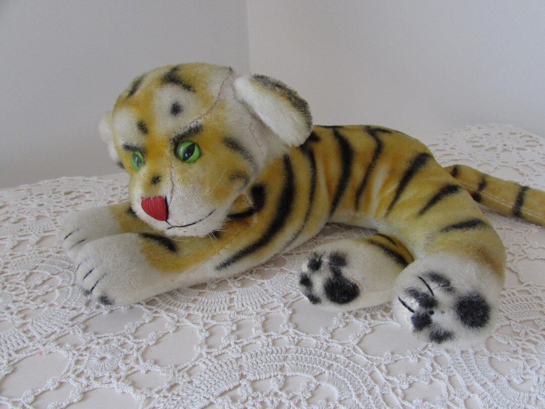 Gunderful Tiger Plush Stuffed Animal Glass Eyes Gund Toys Rare - Etsy