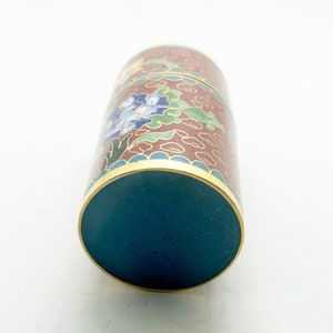 Antique Chinese Cloisonné Snuff Box Cylindrical Box - Etsy
