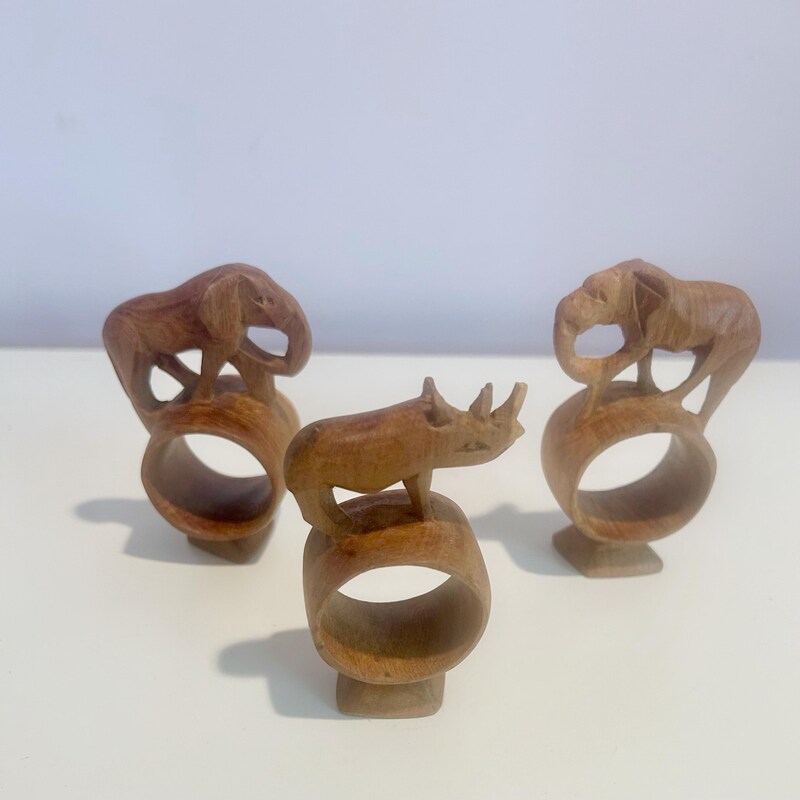 African Napkin Rings - Etsy