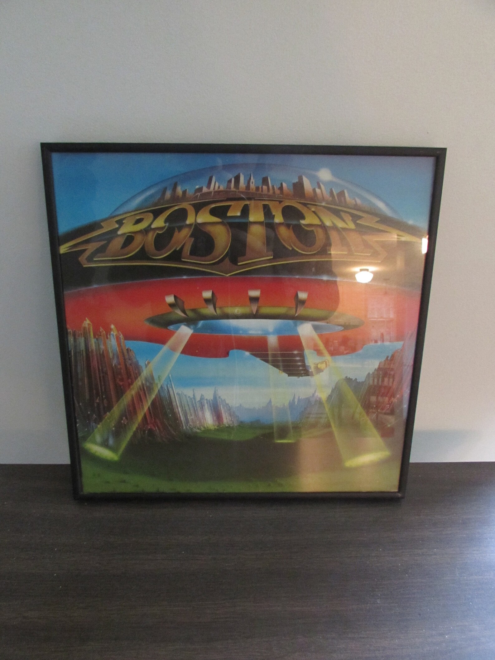 Boston Album Cover 1978 Don't Look Back Framed Wall Art - Etsy
