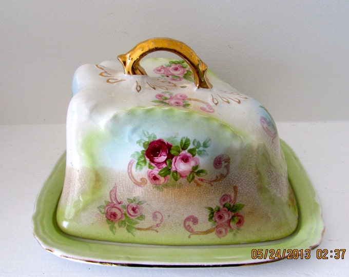 Vintage Large Cheese Butter Dish - Etsy