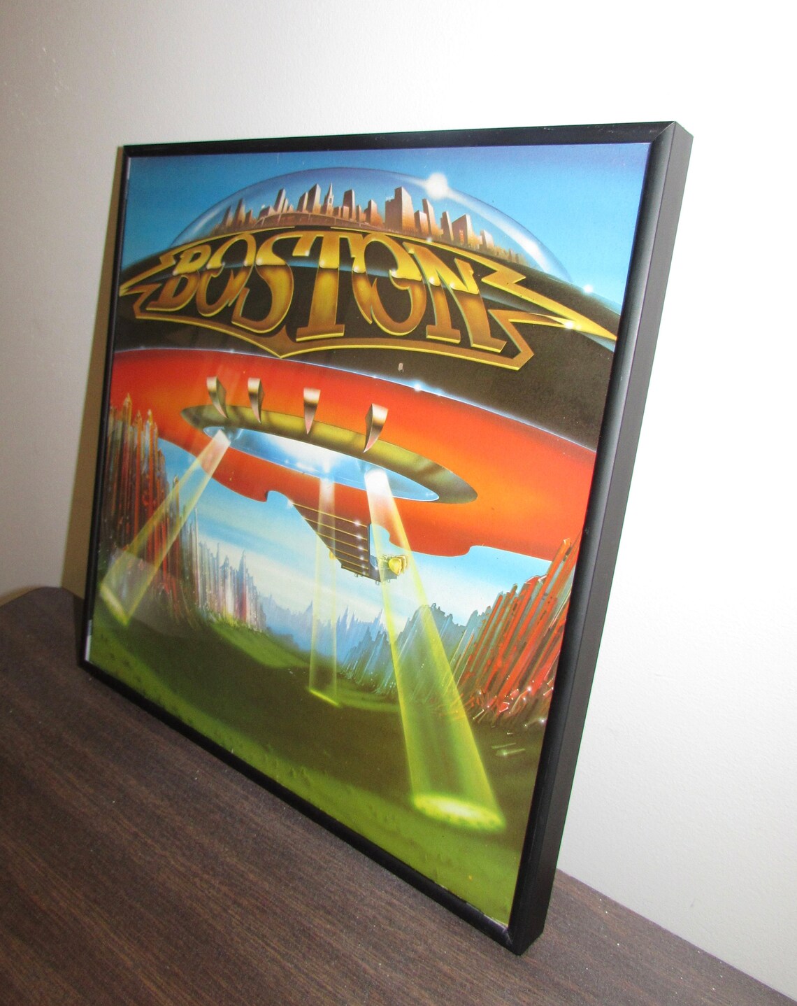 Boston Album Cover 1978 Don't Look Back Framed Wall Art | Etsy