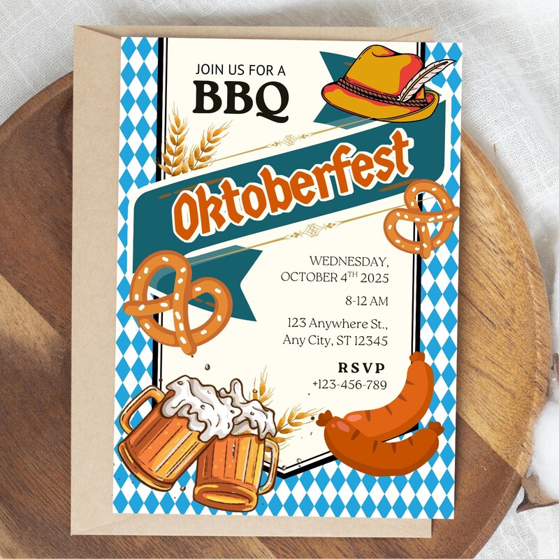 Oktoberfest Invitation - Etsy