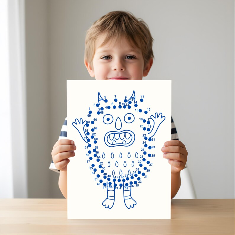Color by Dot Monster Bundle Printablepdf | Monster Coloring Worksheets ...