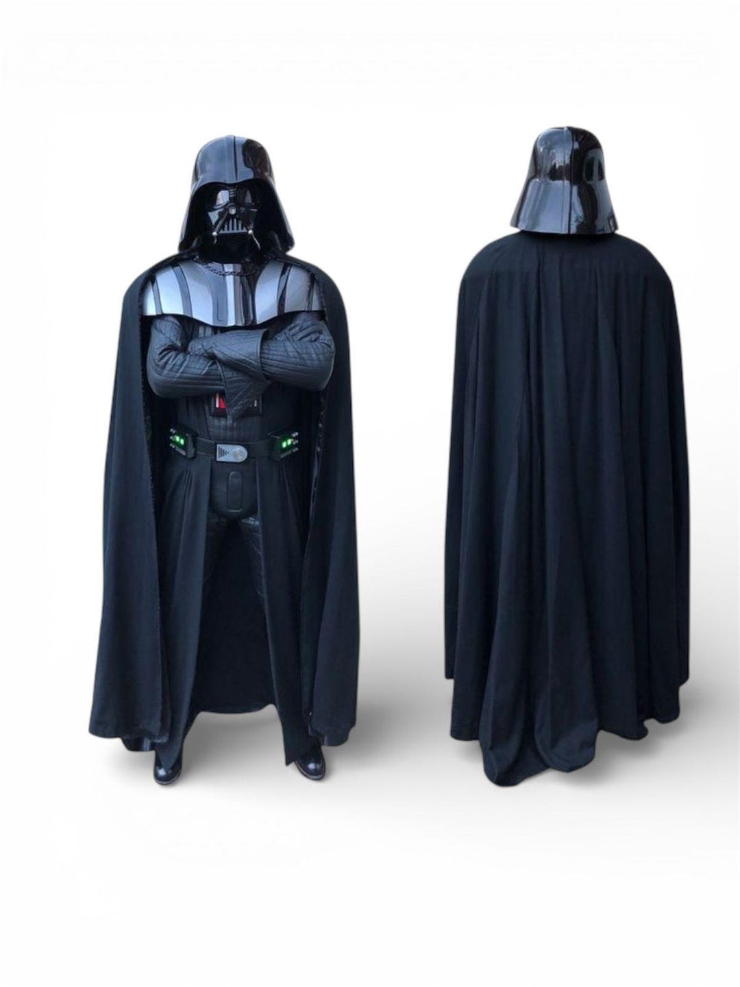 Darth Vader Cosplay Costume Full Suit With Cape & Robe | Unisex Adult ...