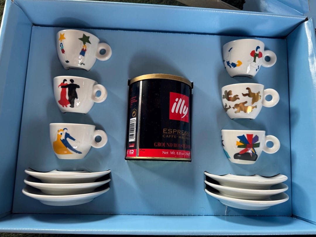Marco Lodola “tazzine Ballerine” – Illy Art Collection 1999 – Full 6 ...