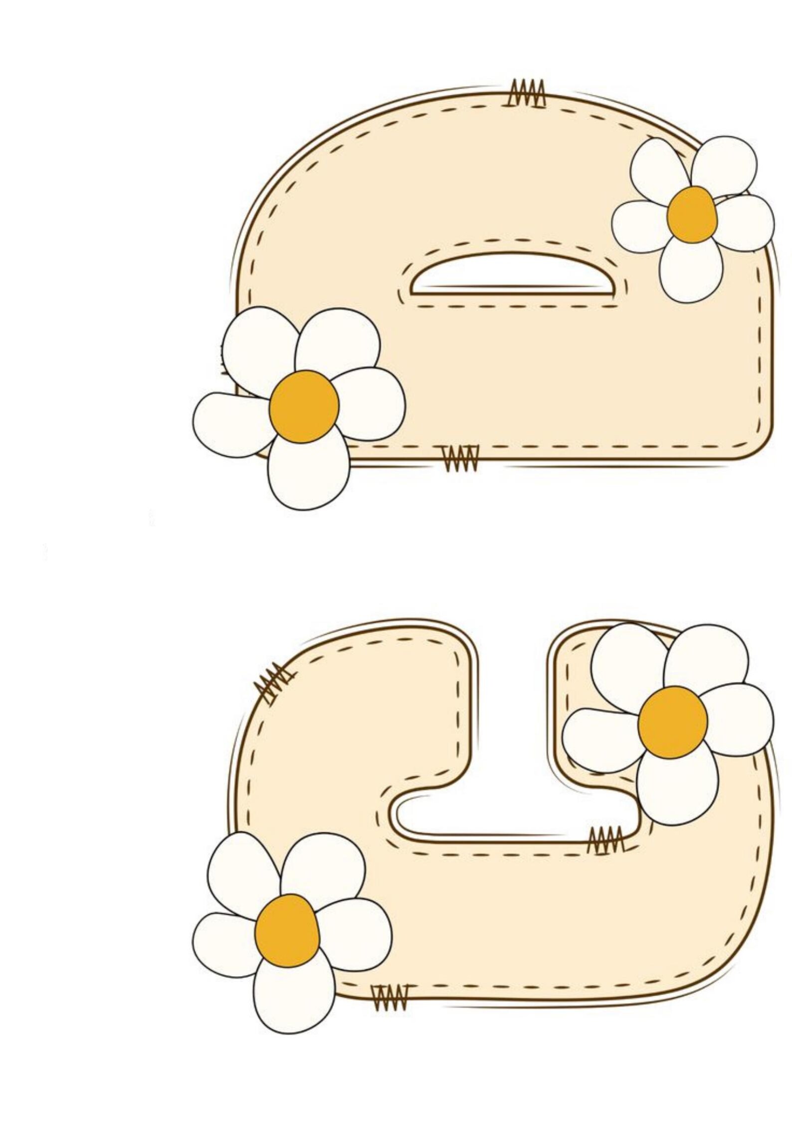 Alphabet Punch Needle Pattern | DIY Letter Embroidery Template| Modern ...
