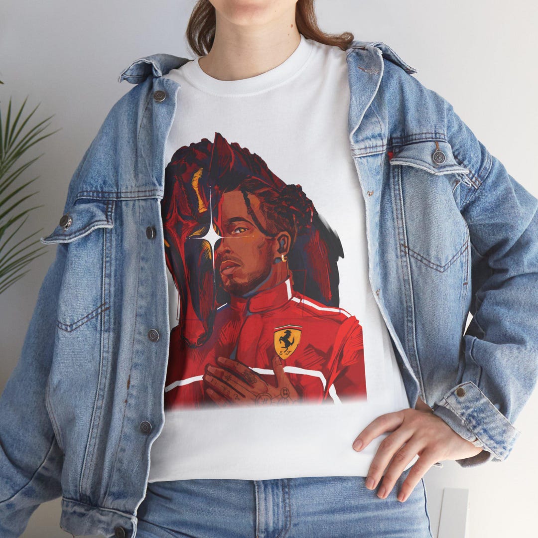 Lewis Hamilton Ferrari Era Graphic Tee | Bold F1 Streetwear Shirt ...