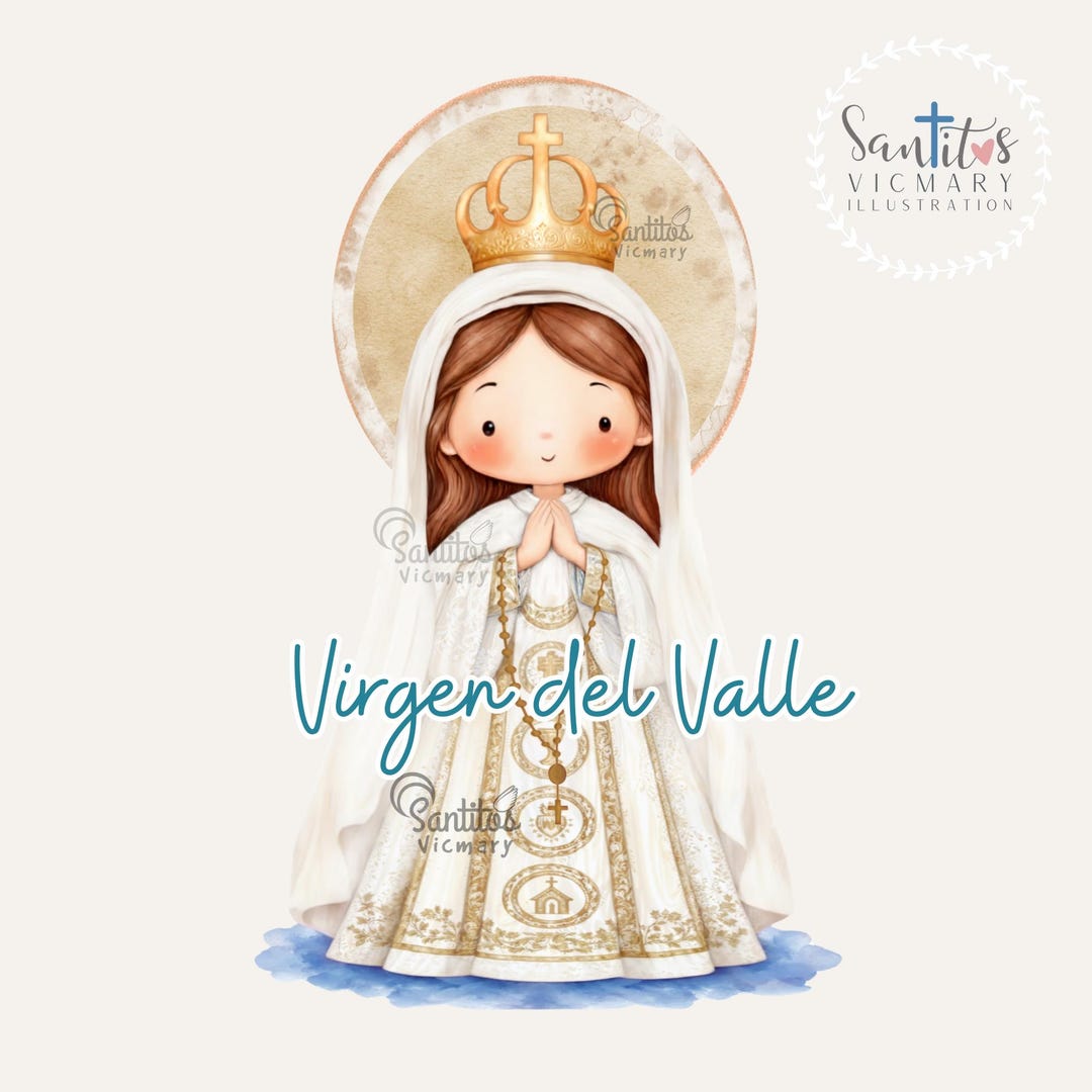 Virgen Del Valle Clipart PNG Acuarela | Patrona De Oriente ...