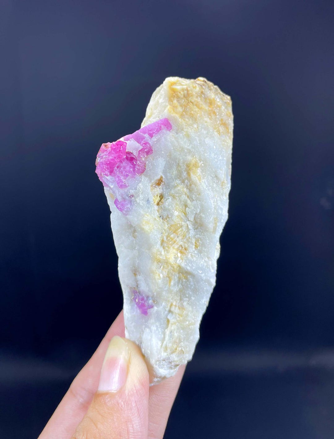 Pink Ruby on Matrix Cluster From Afghanistan – Multi Crystal Formation ...