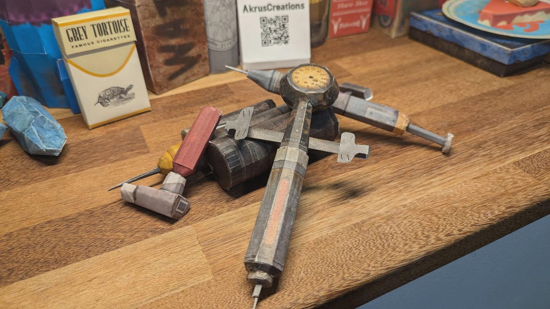 Every Wasteland Chem Printable Papercraft Bundle - Etsy