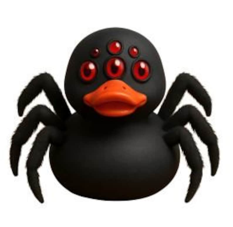 Halloween Rubber Duck Digital Image Set – 16 Spooky Digital Designs for ...