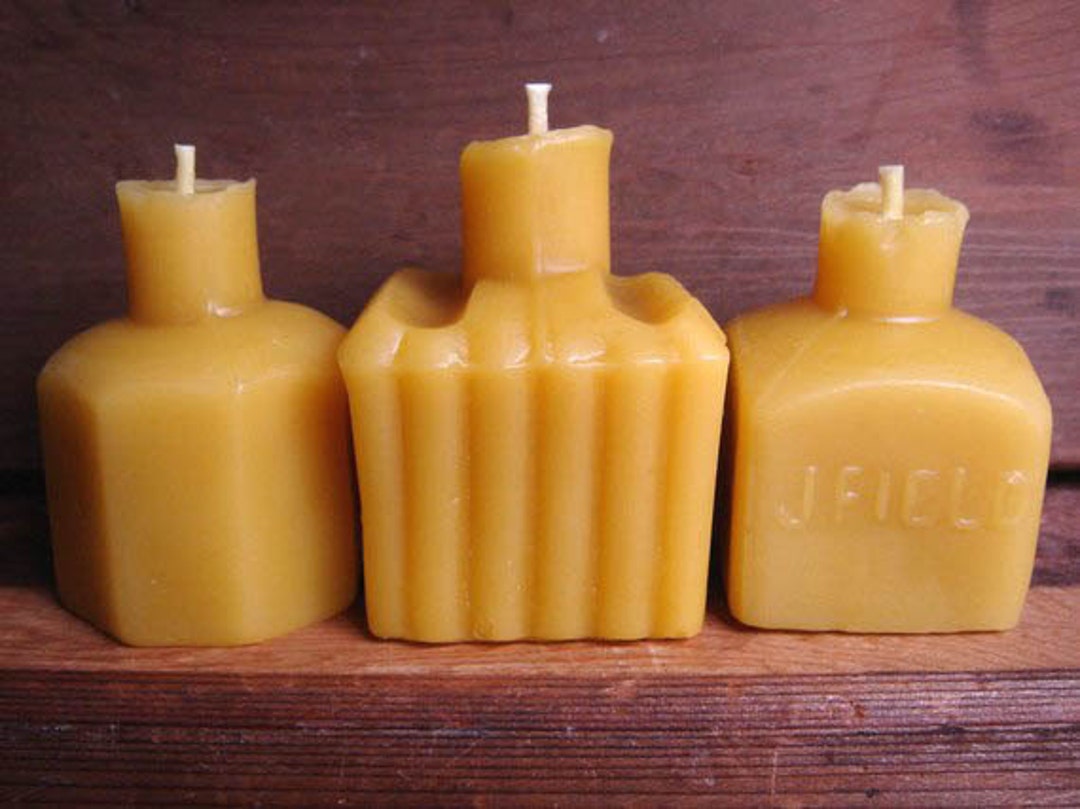 1870's Ink Well Collection - Antique Bottle-shaped Beeswax Candle - Etsy
