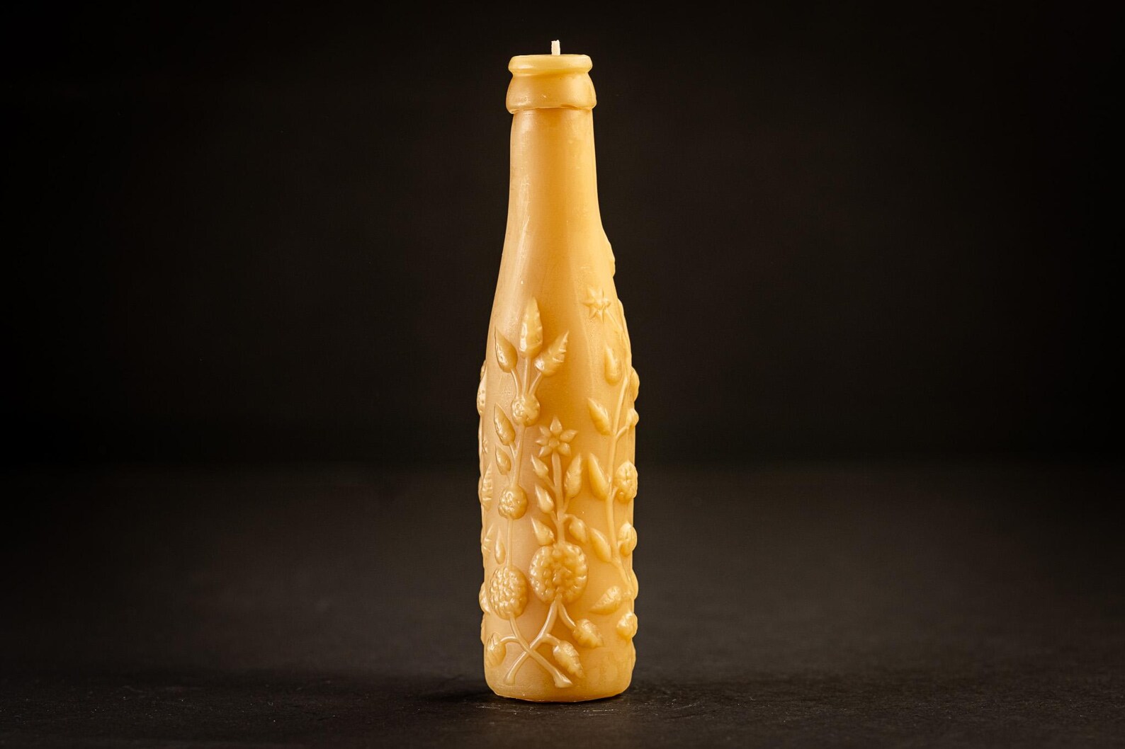 Antique Bottle-candle "lime Juice" Beeswax Candle by Pollen Arts - Etsy