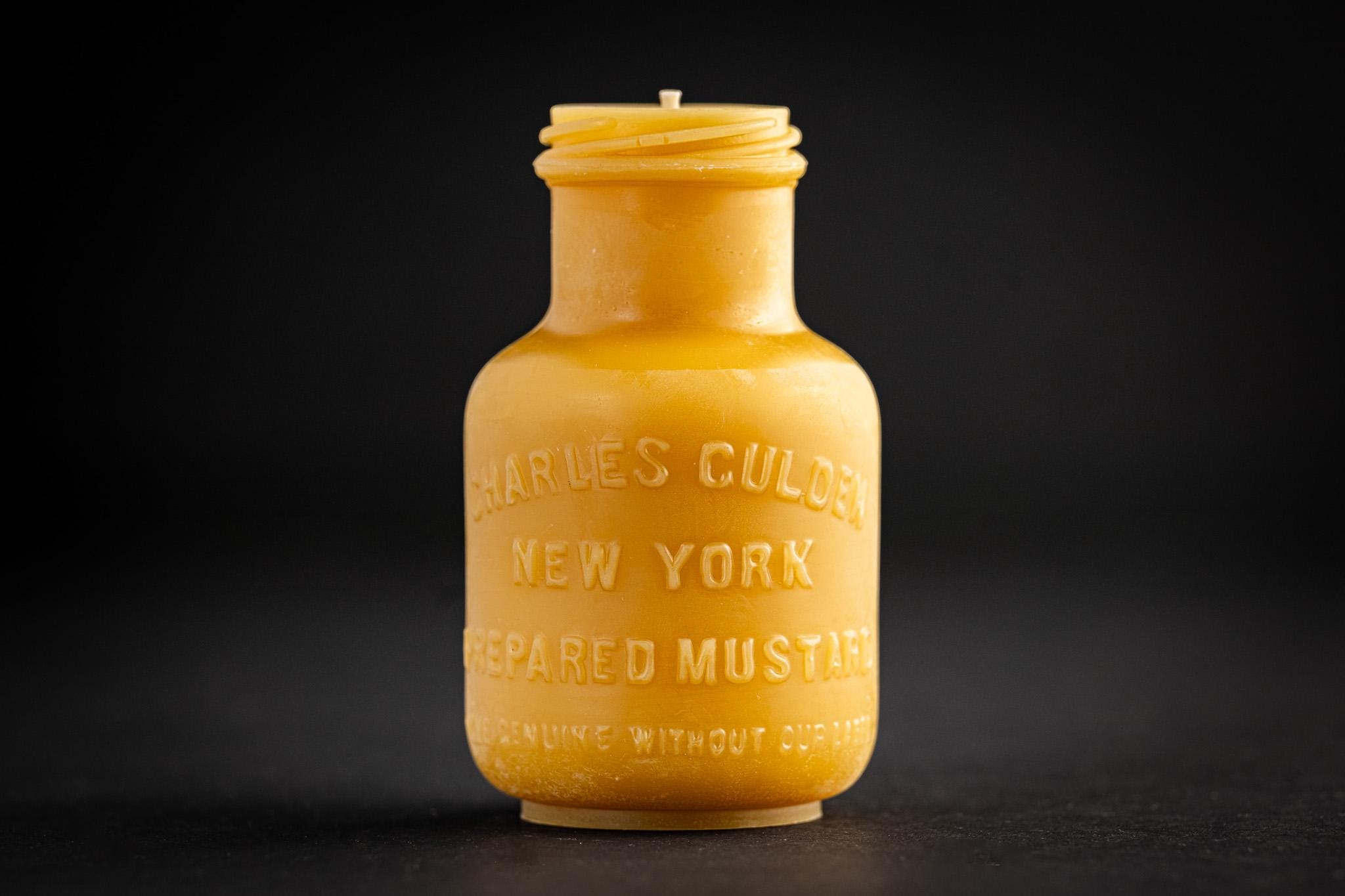 Beeswax Candle - New York Mustard - by Pollen Arts - Md. - Etsy