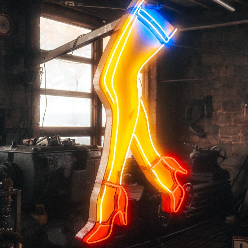 Real Glass Neon Sign - Etsy