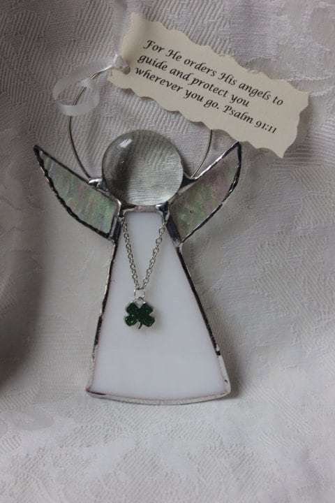 Shamrock Angel - Etsy