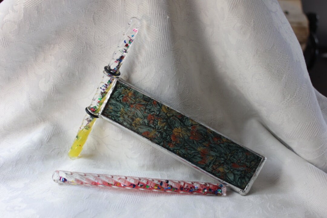 Van Gogh Green/copper Oil Wand Kaleidoscope With Extra Wand - Etsy