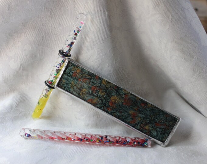 Van Gogh Green/copper Oil Wand Kaleidoscope With Extra Wand - Etsy