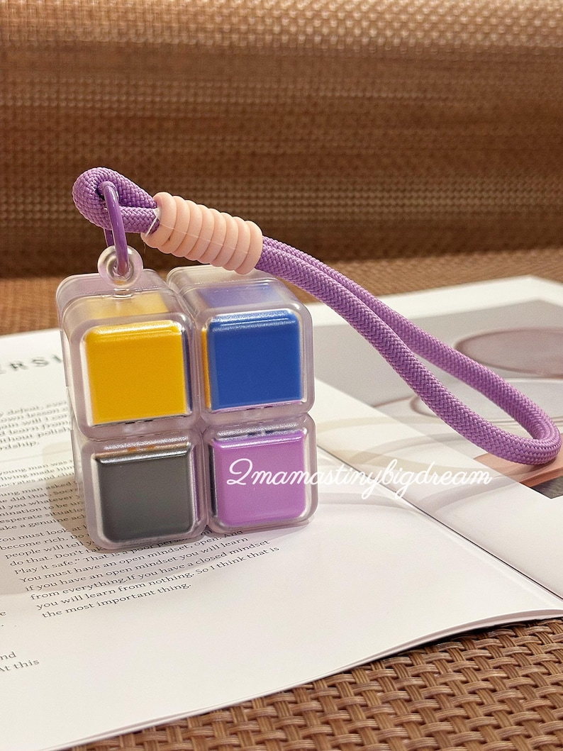 Portable 8-grid Pill Organizer Cube, Weekly Travel Pill Box With ...
