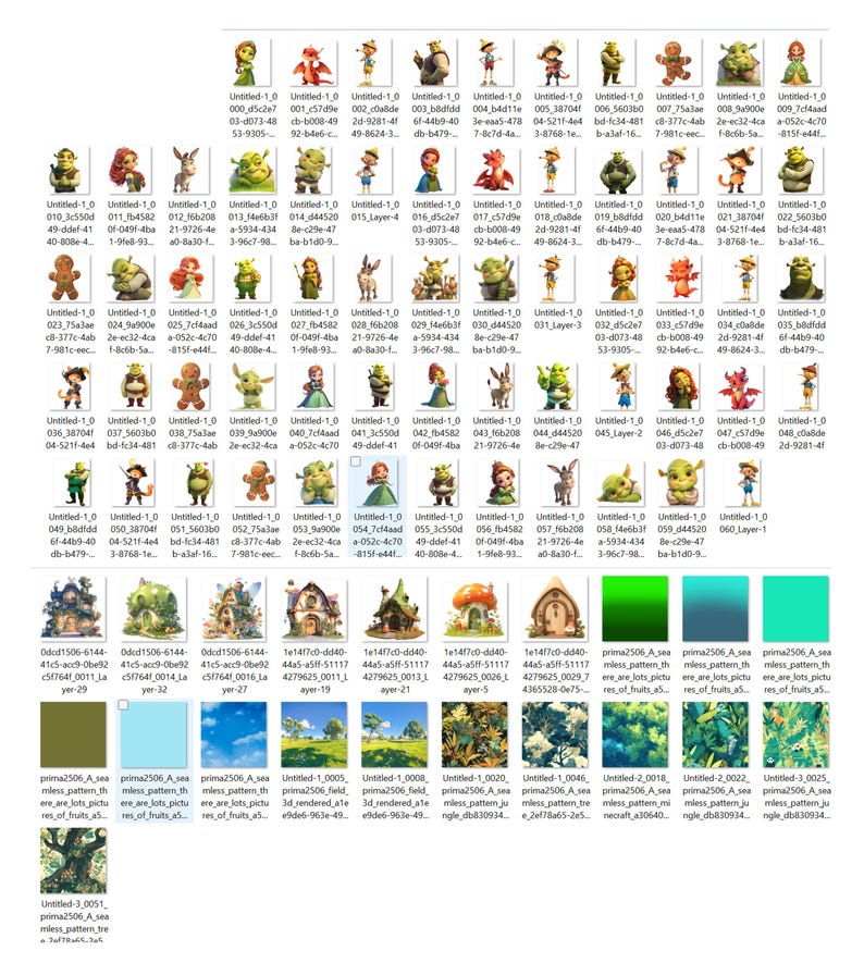 Green Ogre Clipart Bundle | Swamp Fairytale Character PNG | Fantasy ...