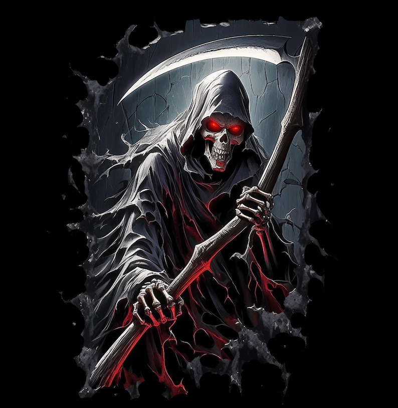 Grim Reaper Clipart Bundle: 10 Dark Art Designs (digital Download) - Etsy