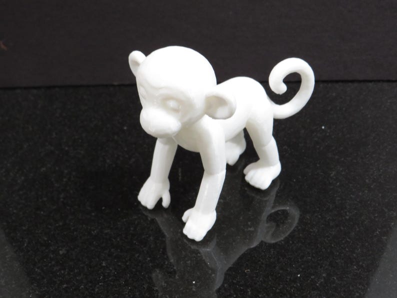 3D Printable Monkey STL File | Safari Primate Figurine - Etsy