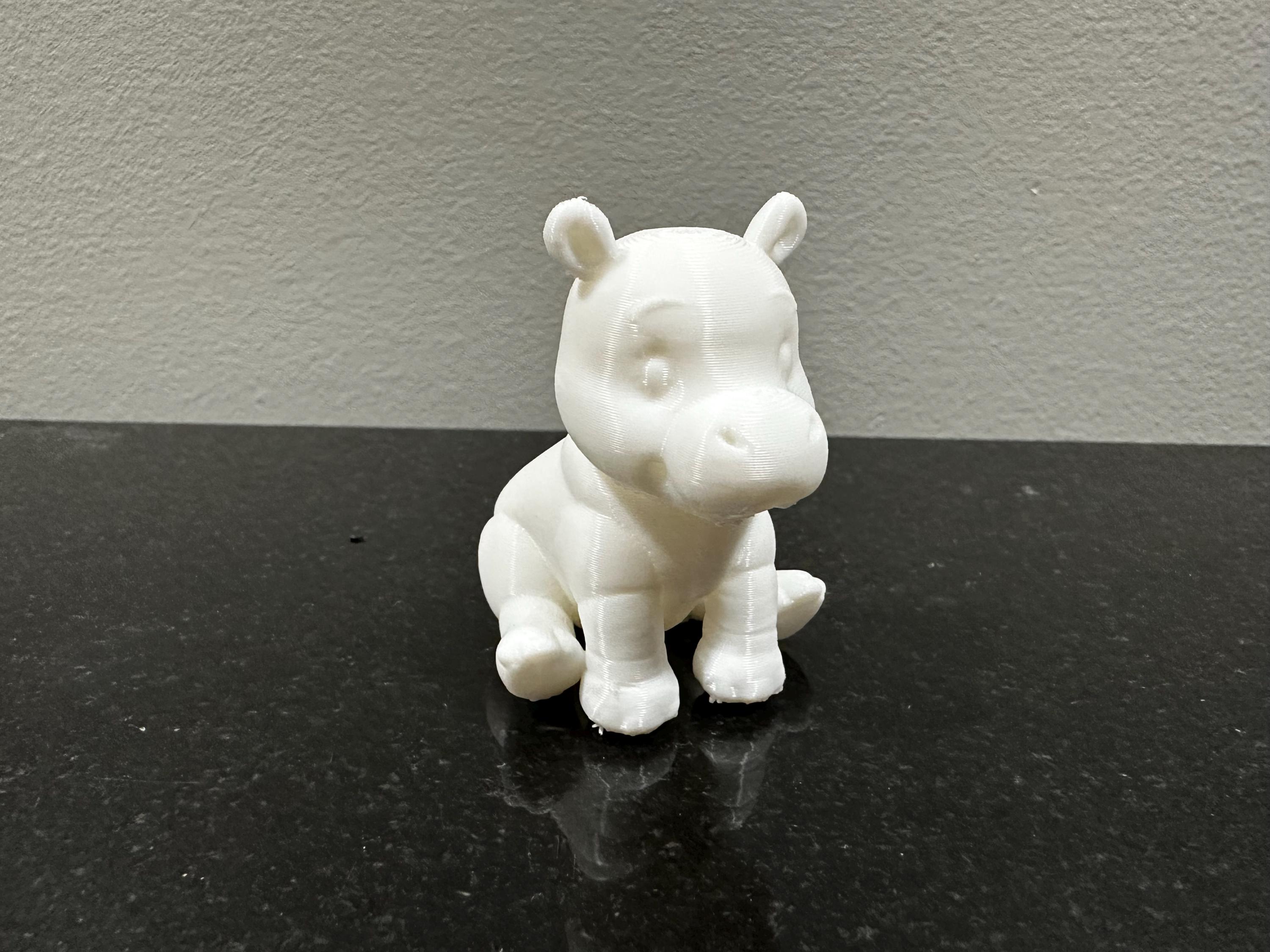 3D Printable Baby Hippo STL File: Safari Animal Figurine - Etsy