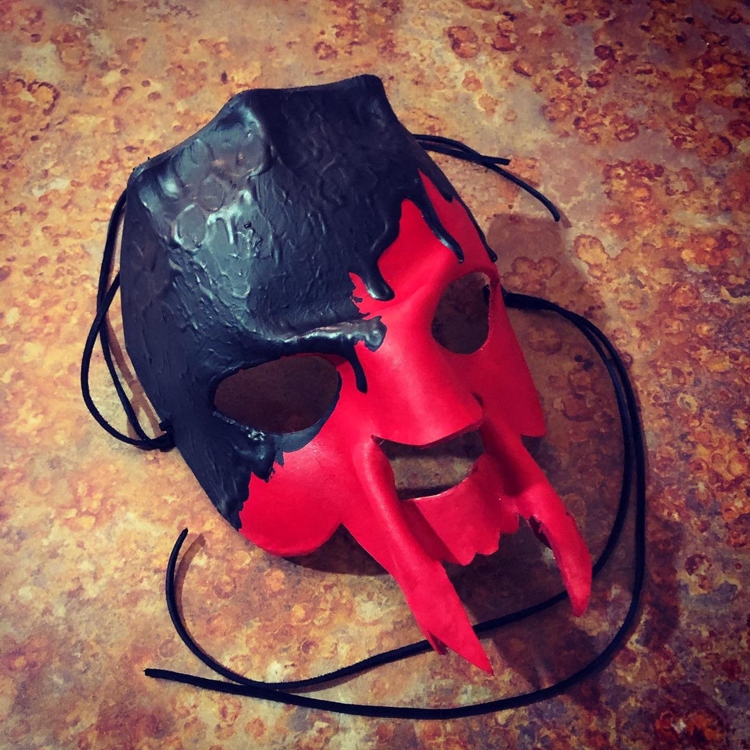 Paint It Black Thespian Leather Mask A Grimm Design - Original ...