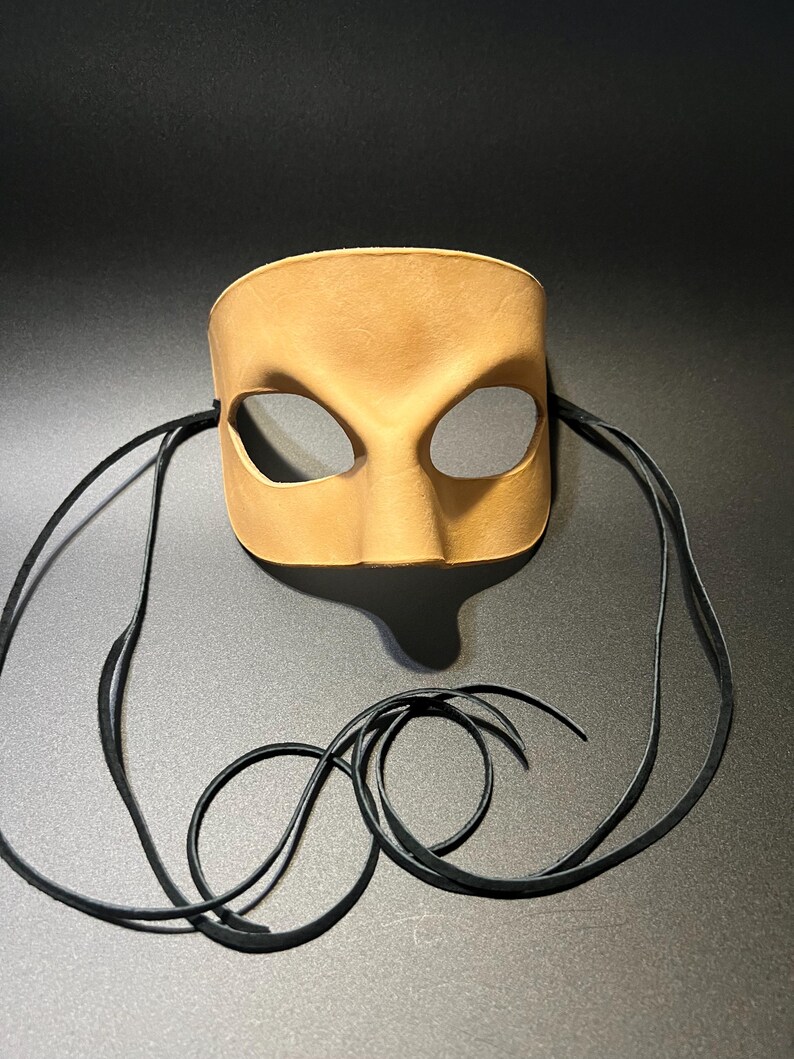 Made-to-order Leather Mask Style One: Custom DIY Costume Masquerade ...