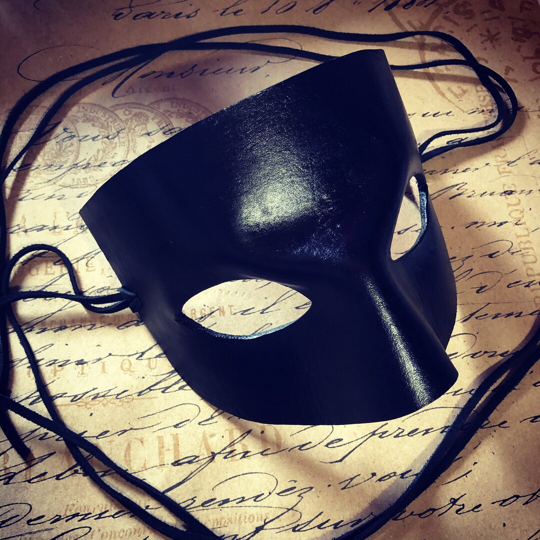 Made-to-order Leather Mask Style One: Custom DIY Costume Masquerade ...