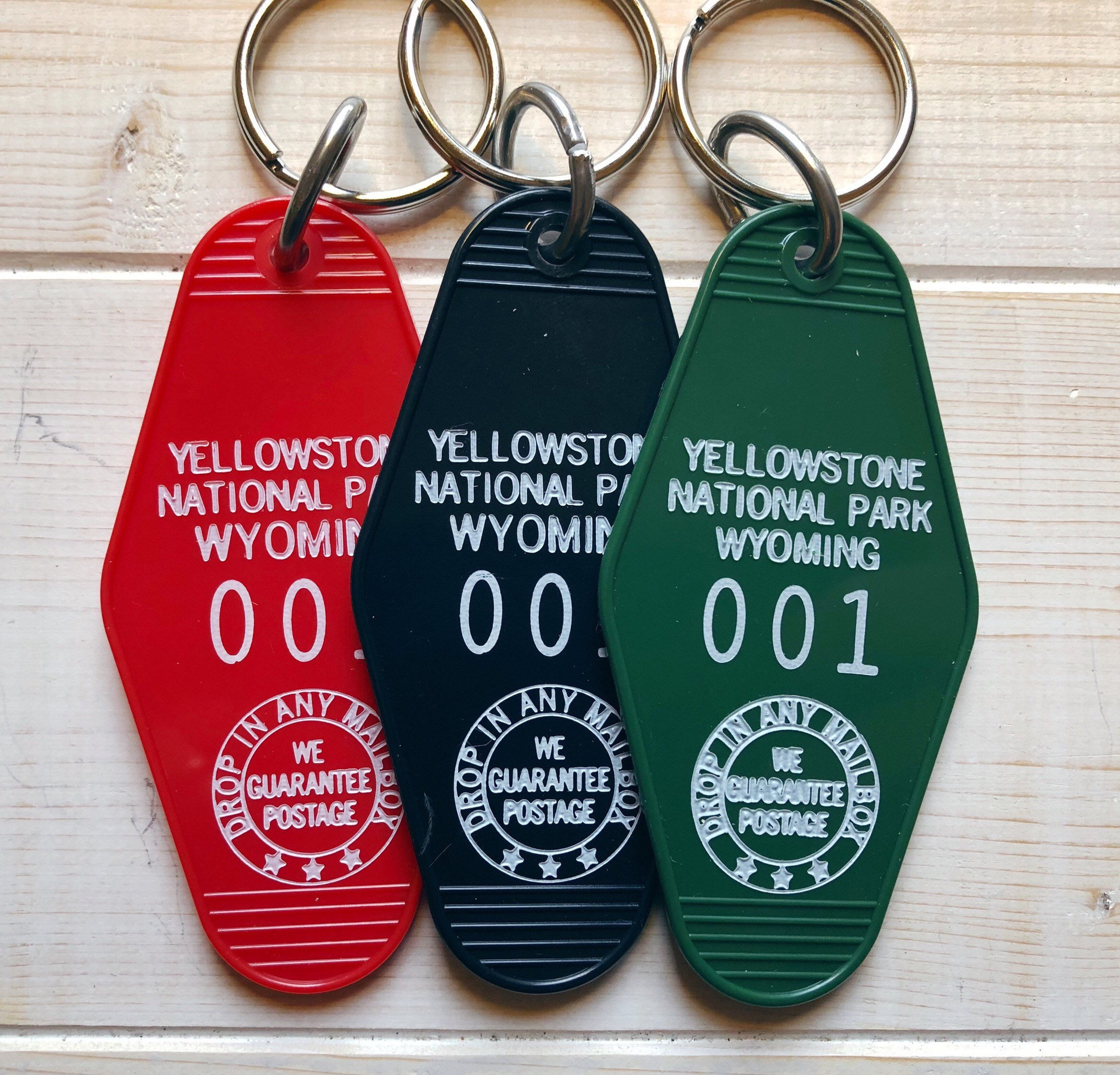 Yellowstone National Park Hotel Motel Hot Pressed Vintage Inspired Key ...