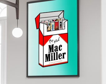 Mac Miller Cigarettes Poster - Etsy UK