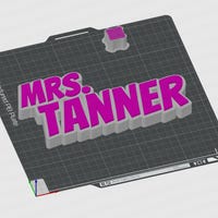 Elegant Street Name Plate STL Model: CNC Router, 3D Printer (digital ...
