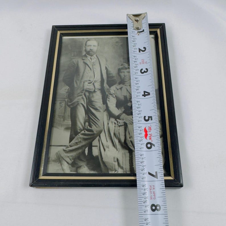Antique 1880s Victorian Family Portrait Framed Photograph John Kathryn ...