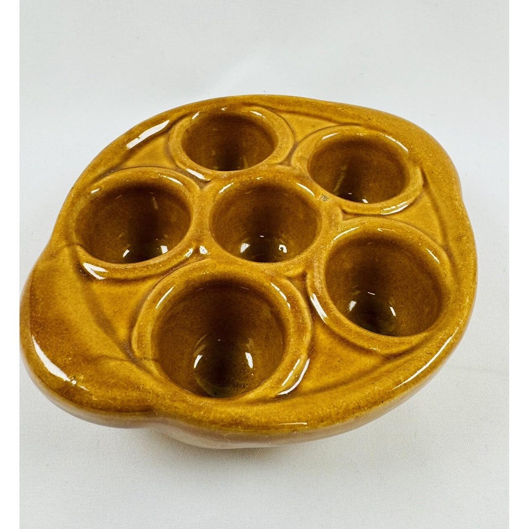 Escargot Baking Dish Made in France. Appetizer, Caviar, Mushrooms ...