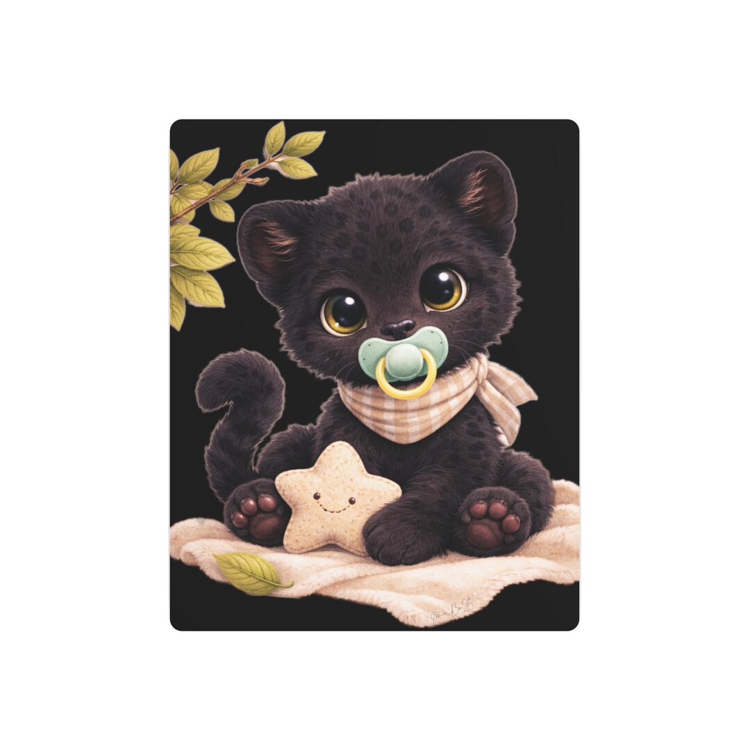 Baby Panther, Metal Art Sign - Etsy