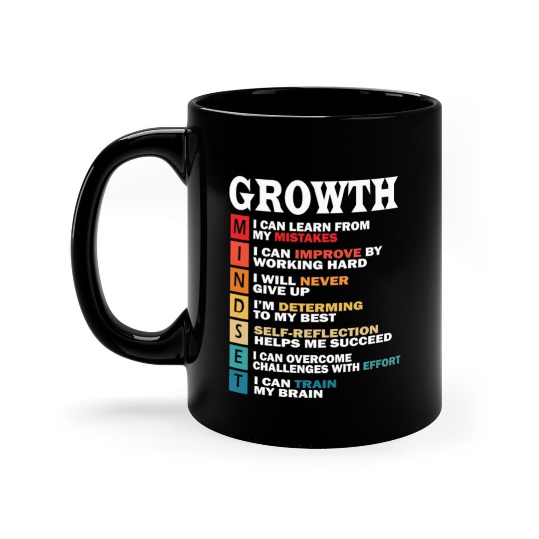 Positive Growth Mindset Coffee Mug for Daily Motivation - Etsy