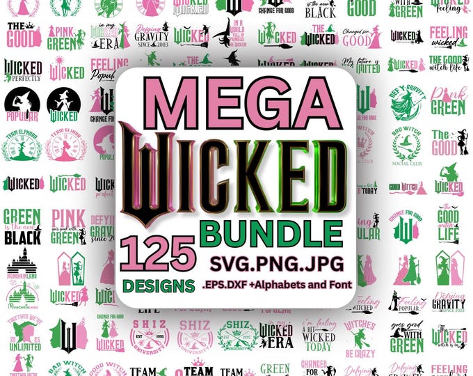 Wicked Tarot Card Sticker | Pink and Green Wicked Sticker | Vinyl ...