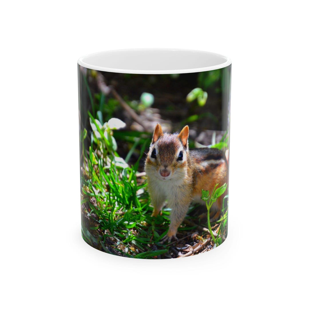 Chipmunk Ceramic Mug – Adorable Animal Coffee & Tea Cup - Etsy